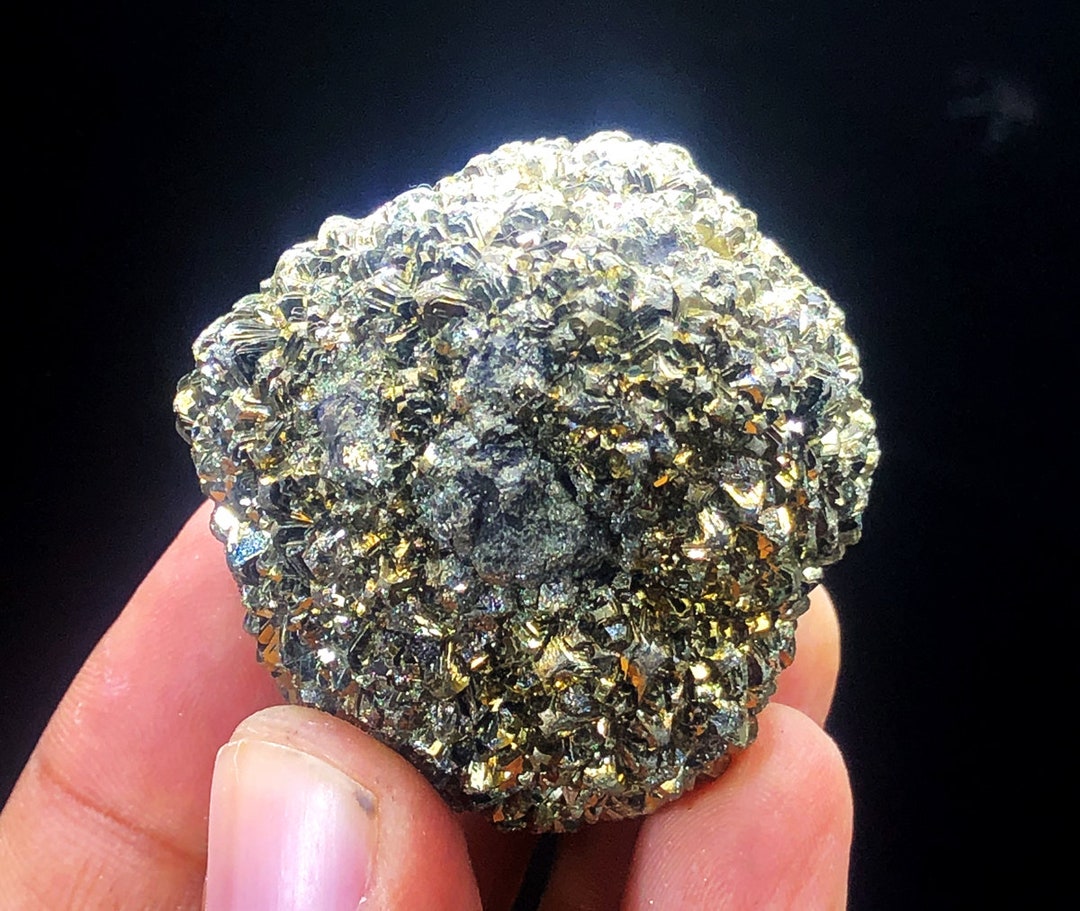 Pyrite Mineral, Marcasite Nodule, Golden Prophecy Stone, Crystal of ...