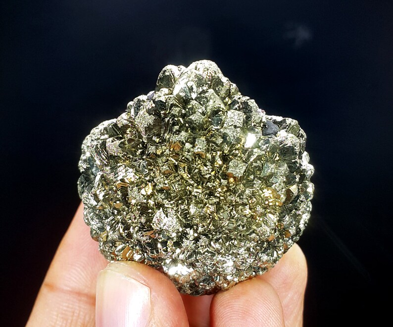 Pyrite Mineral, Marcasite Nodule, Golden Prophecy Stone, Crystal of ...