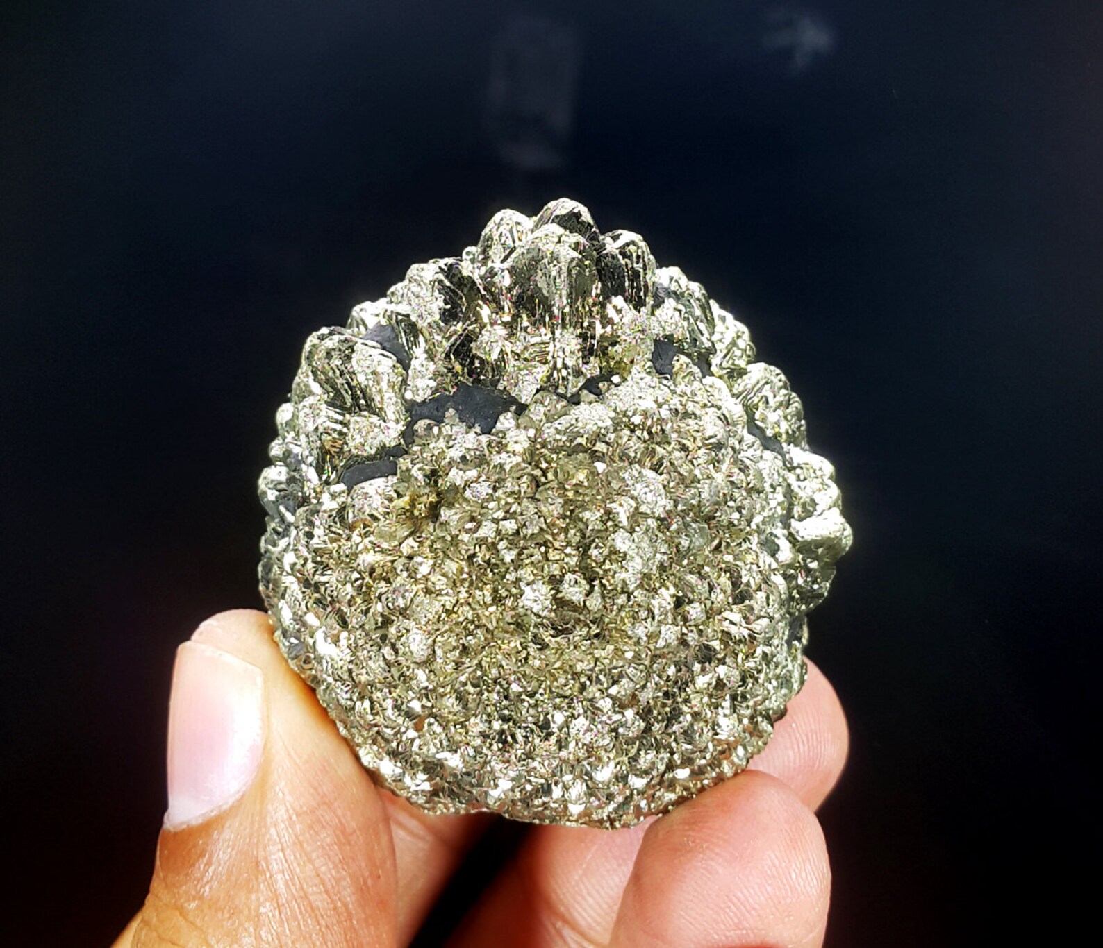 Pyrite Mineral, Marcasite Nodule, Golden Prophecy Stone, Crystal of ...