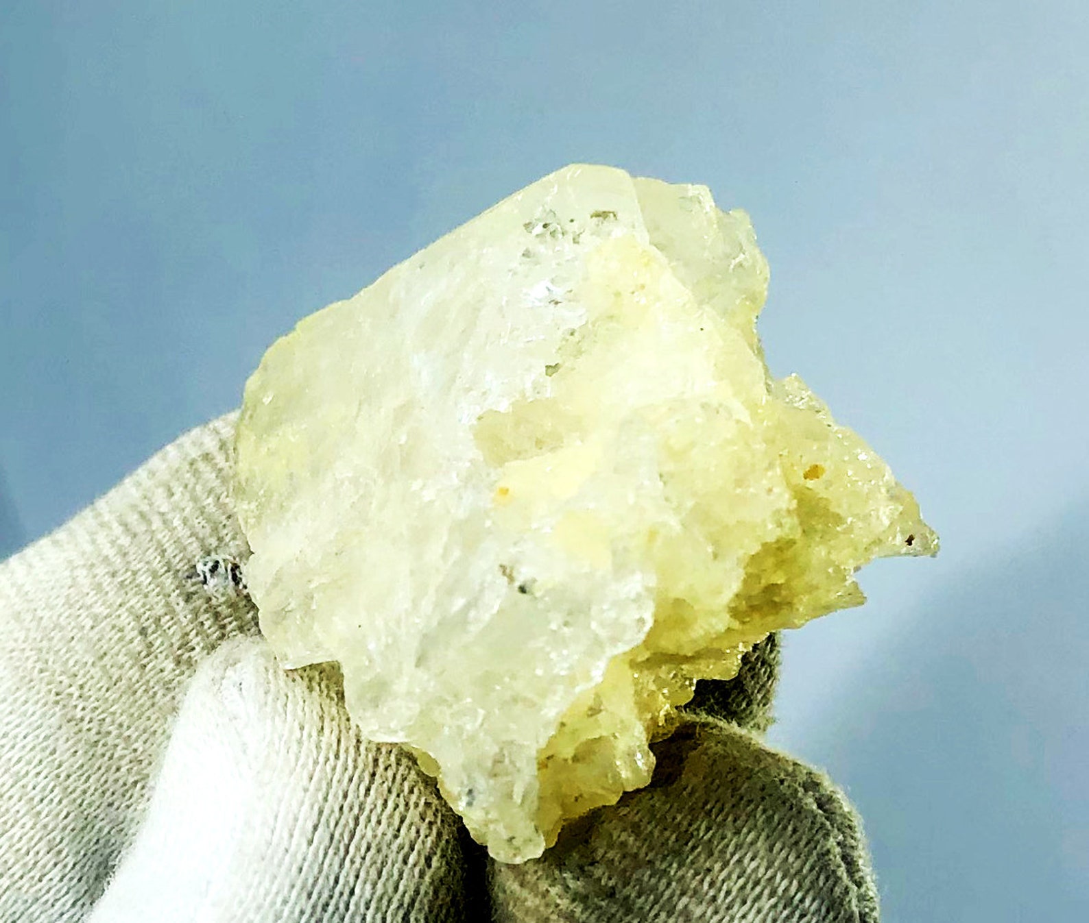 Terminated Etched Pollucite Crystal, Pollucite Specimen , Rough ...