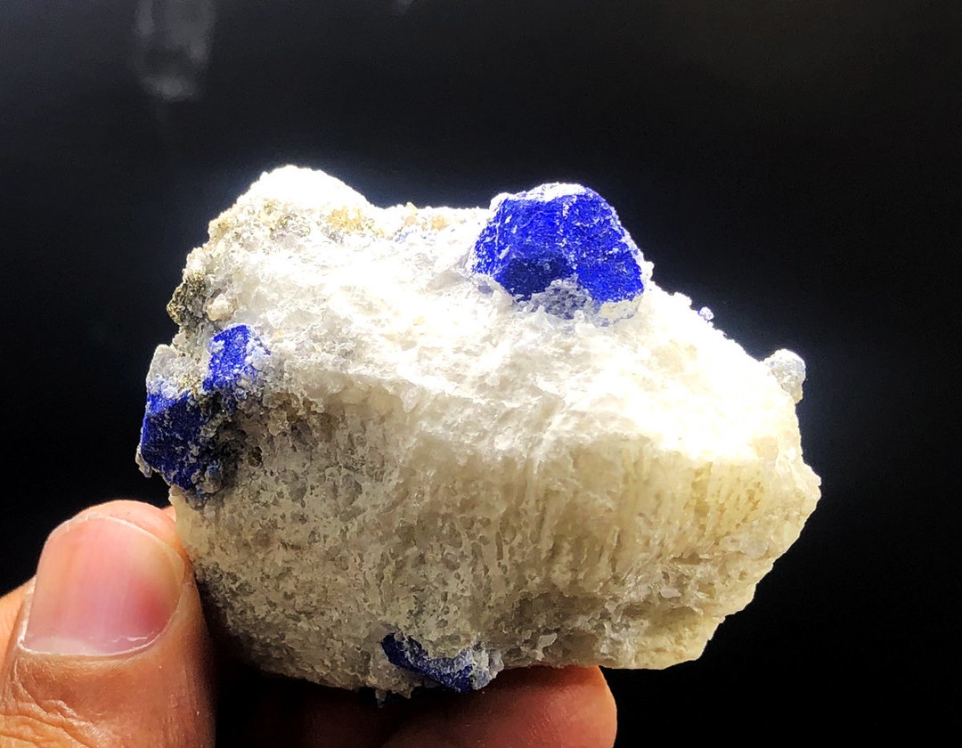 Deep Blue Lazurite Specimen, Lazurite Minerals , Lazurite Crystal ...