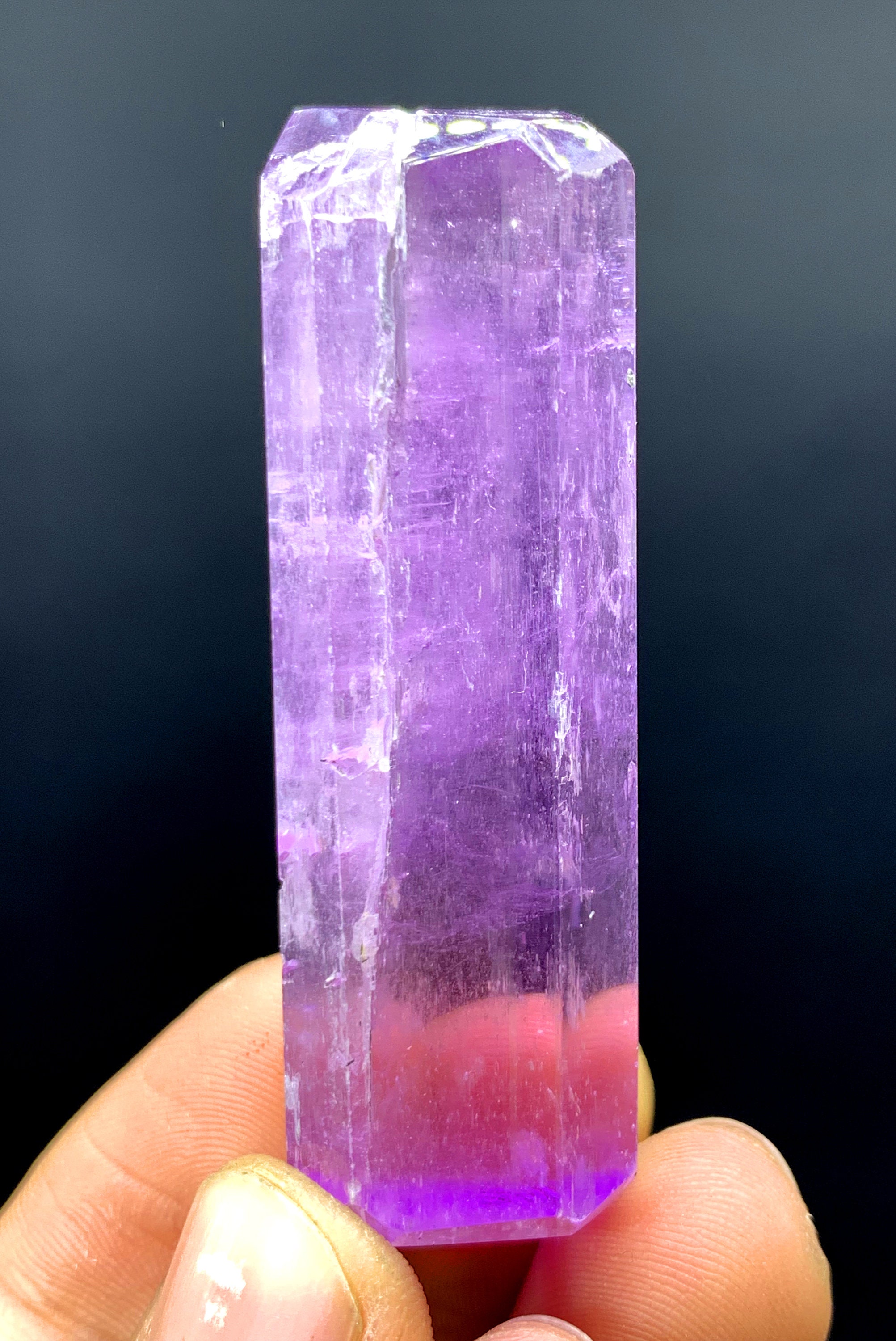 Polished Pink Kunzite Tumbles, Kunzite Stone, Transparent Kunzite ...