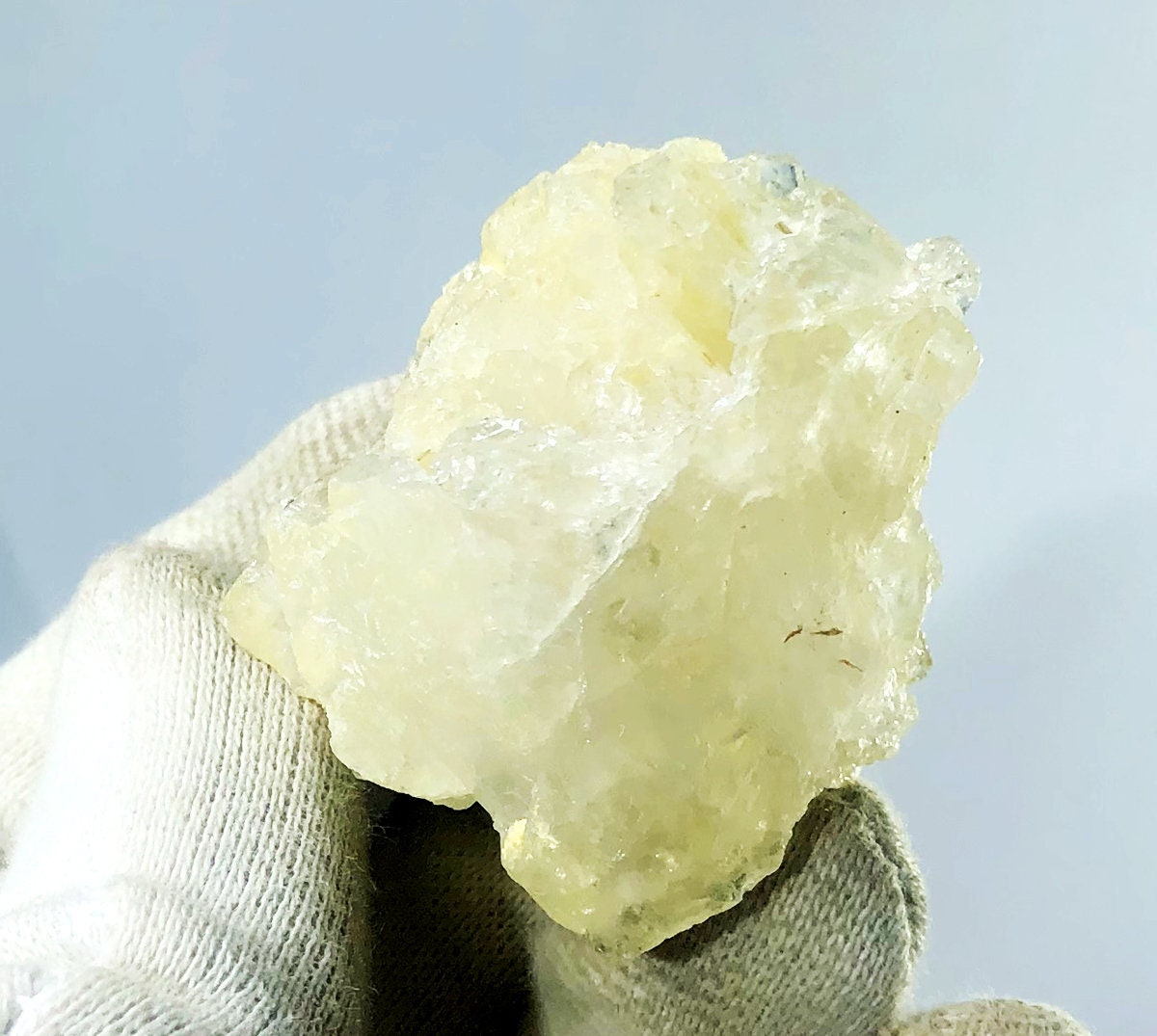 Terminated Etched Pollucite Crystal, Pollucite Specimen , Rough ...