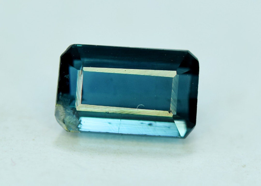 1.40 CT Indicolite Color Natural Tourmaline Gemstone - Etsy