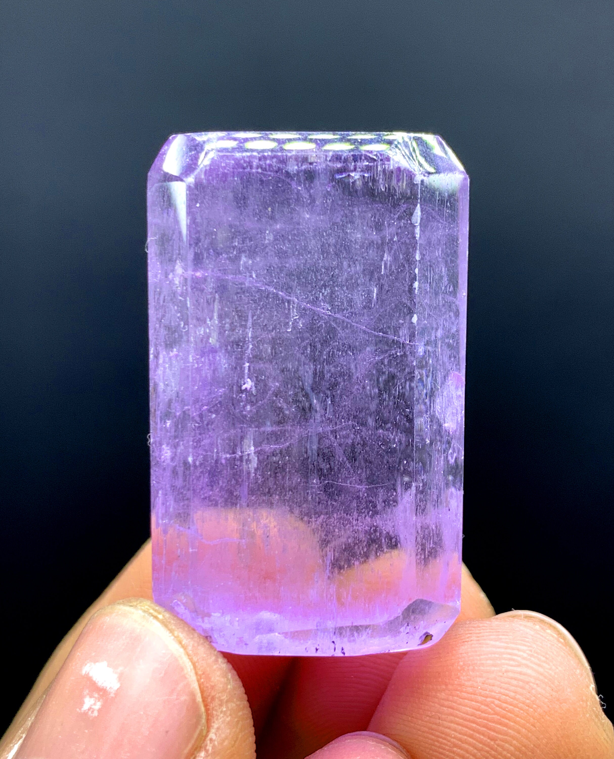 Polished Pink Kunzite Tumbles, Kunzite Stone, Transparent Kunzite ...