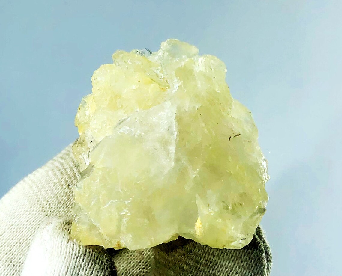 Terminated Etched Pollucite Crystal, Pollucite Specimen , Rough ...