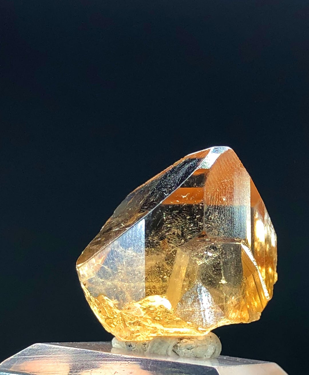 Natural Terminated Color Topaz Crystal, Raw Mineral, Topaz Crystal ...