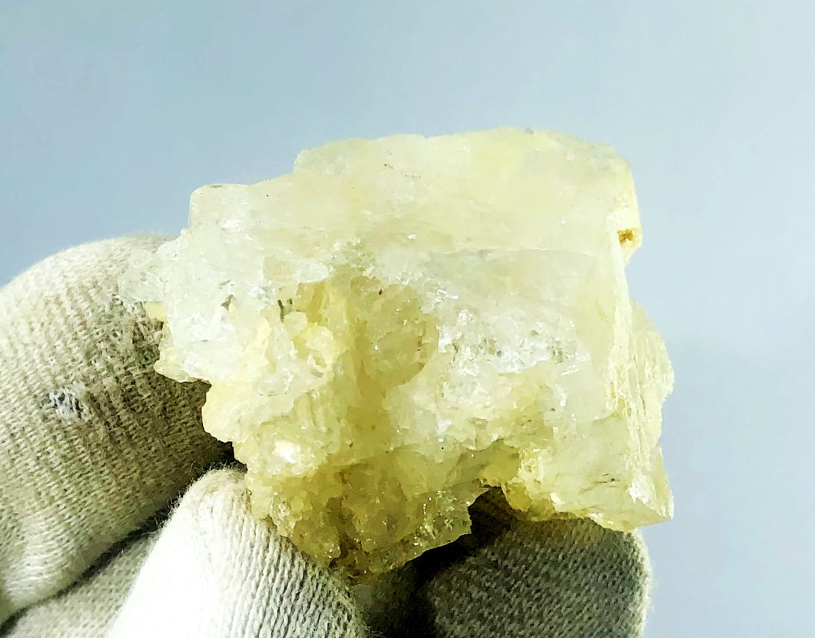 Terminated Etched Pollucite Crystal, Pollucite Specimen , Rough ...