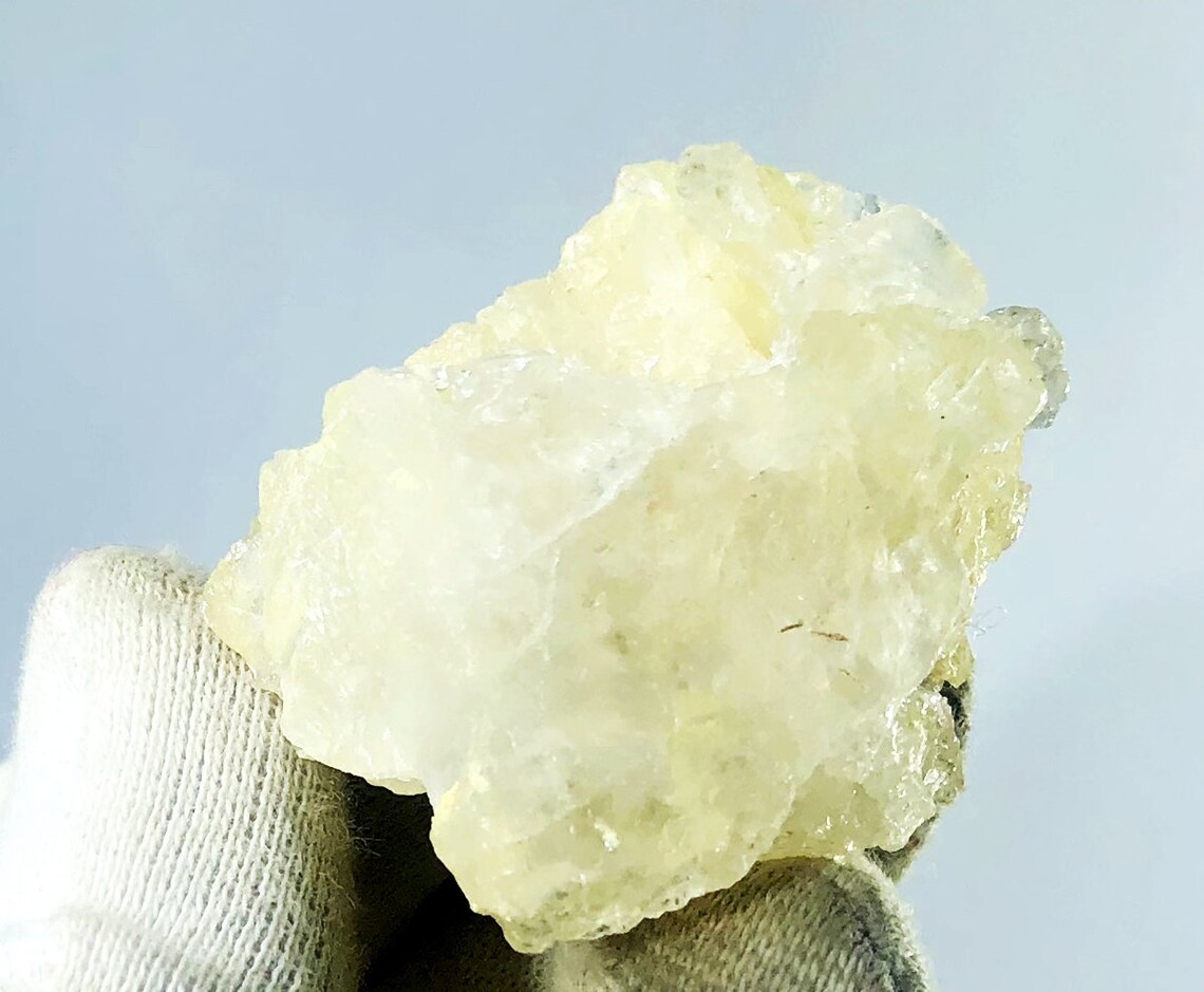 Terminated Etched Pollucite Crystal, Pollucite Specimen , Rough ...