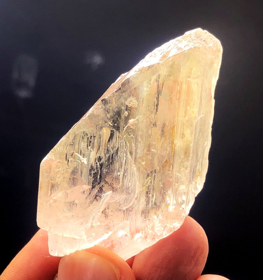 Terminated Pink Kunzite Crystal, Kunzite Mineral, Kunzite Specimen ...