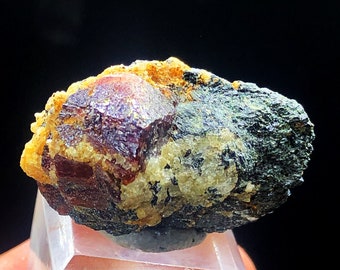 Zircon Crystal , Terminated Blood Red Color Rare Zircon Crystals on ...