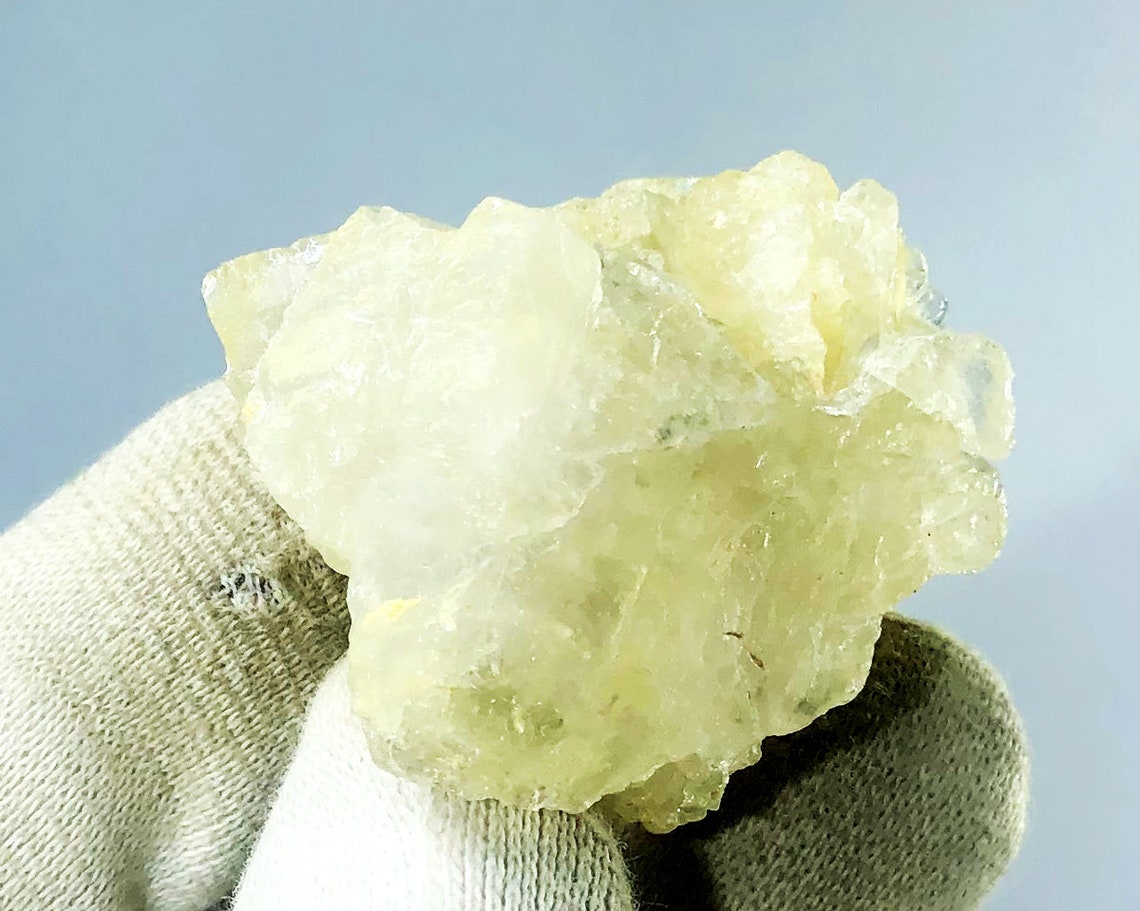 Terminated Etched Pollucite Crystal, Pollucite Specimen , Rough ...