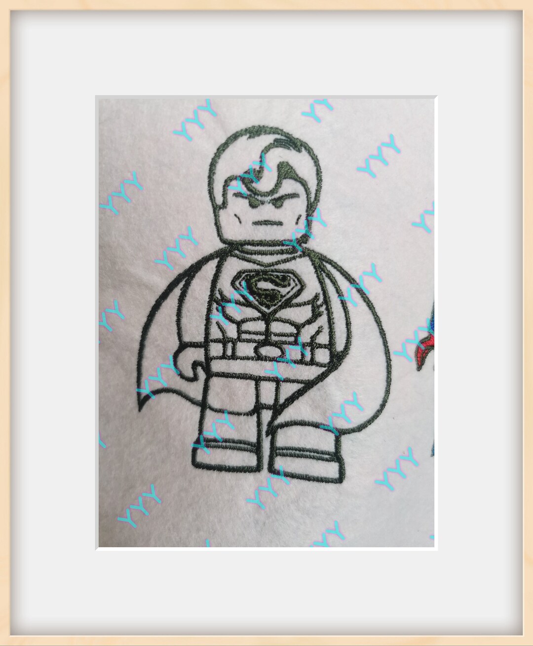 Brick Man Machine Embroidery Design - Etsy