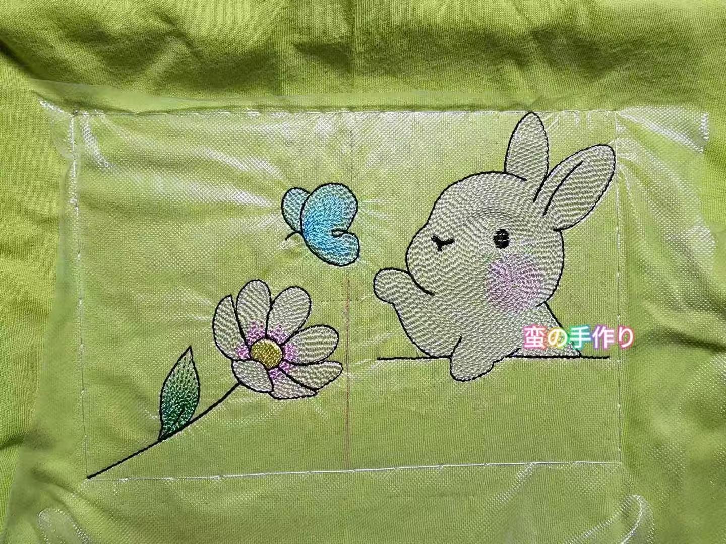 Rabbit Embroidery Machine Design - Etsy