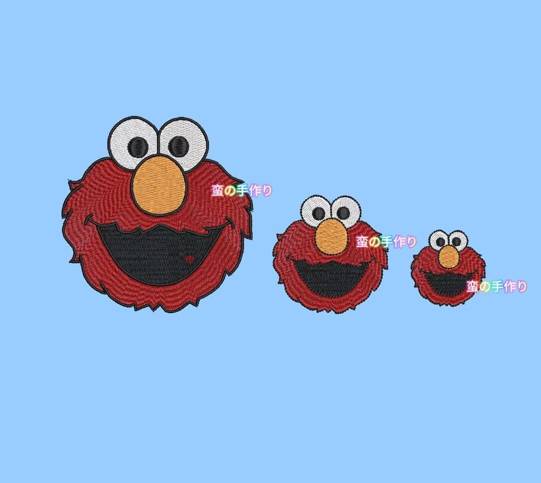 Elmo Embroidery Machine Design - Etsy