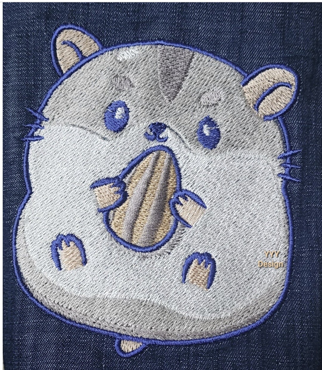 Hamster Machine Embroidery Design Digital - Etsy