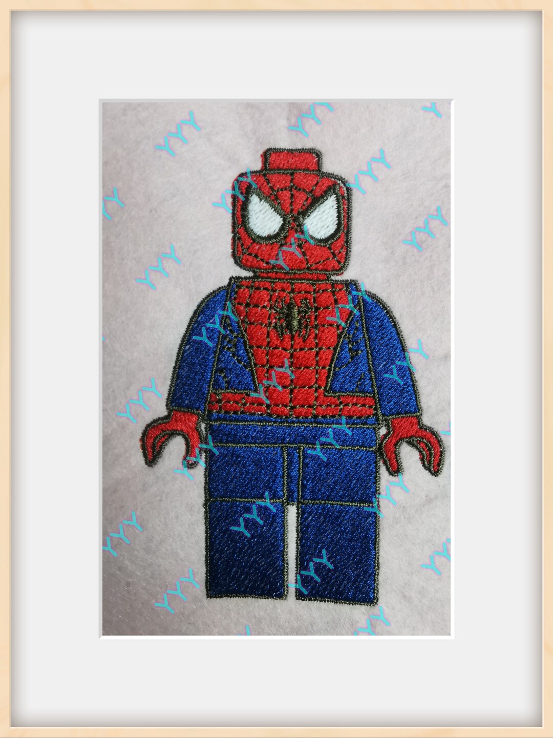 Brick Man Machine Embroidery Design Digital - Etsy
