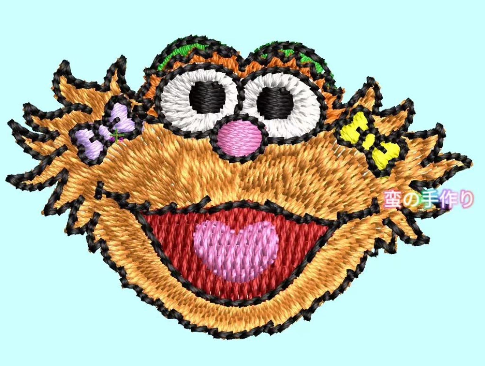 Sesame Stree Embroidery Machine Design - Etsy