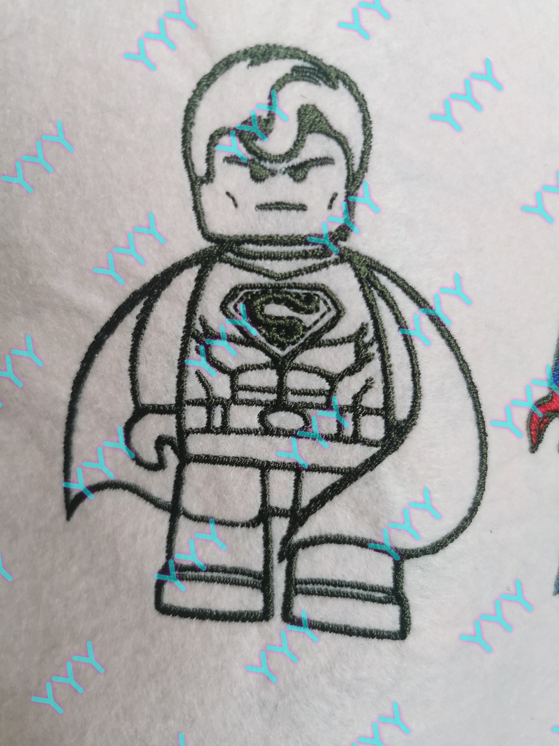 Brick Man Machine Embroidery Design - Etsy