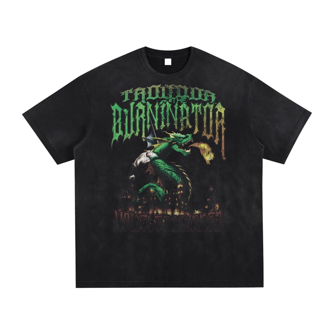 Trogdor Burninator Tee: Vintage Style Homestar Runner Graphic Shirt - Etsy