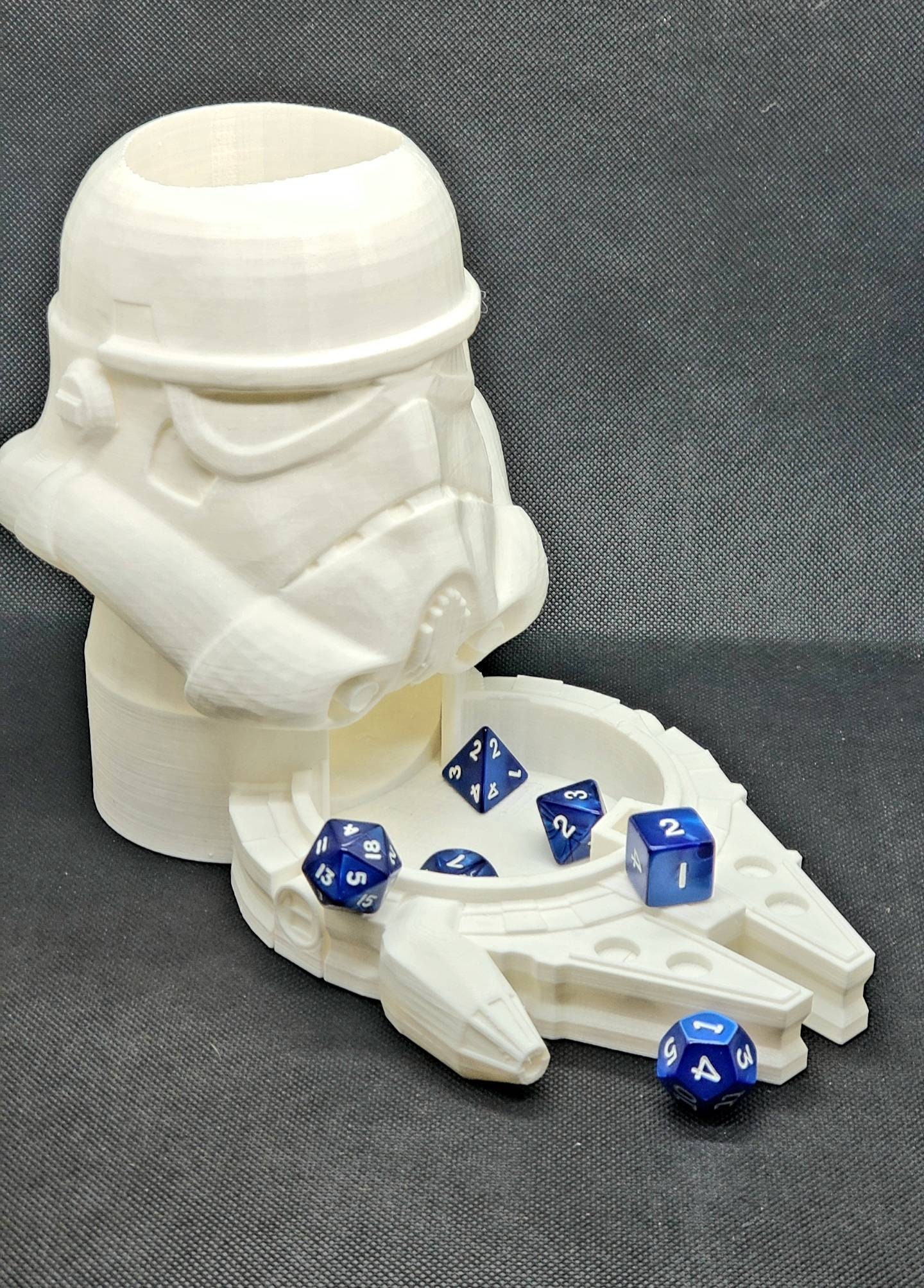 Stormtrooper Millennium Falcon 3D Printed Dice Tower Star Wars | Etsy