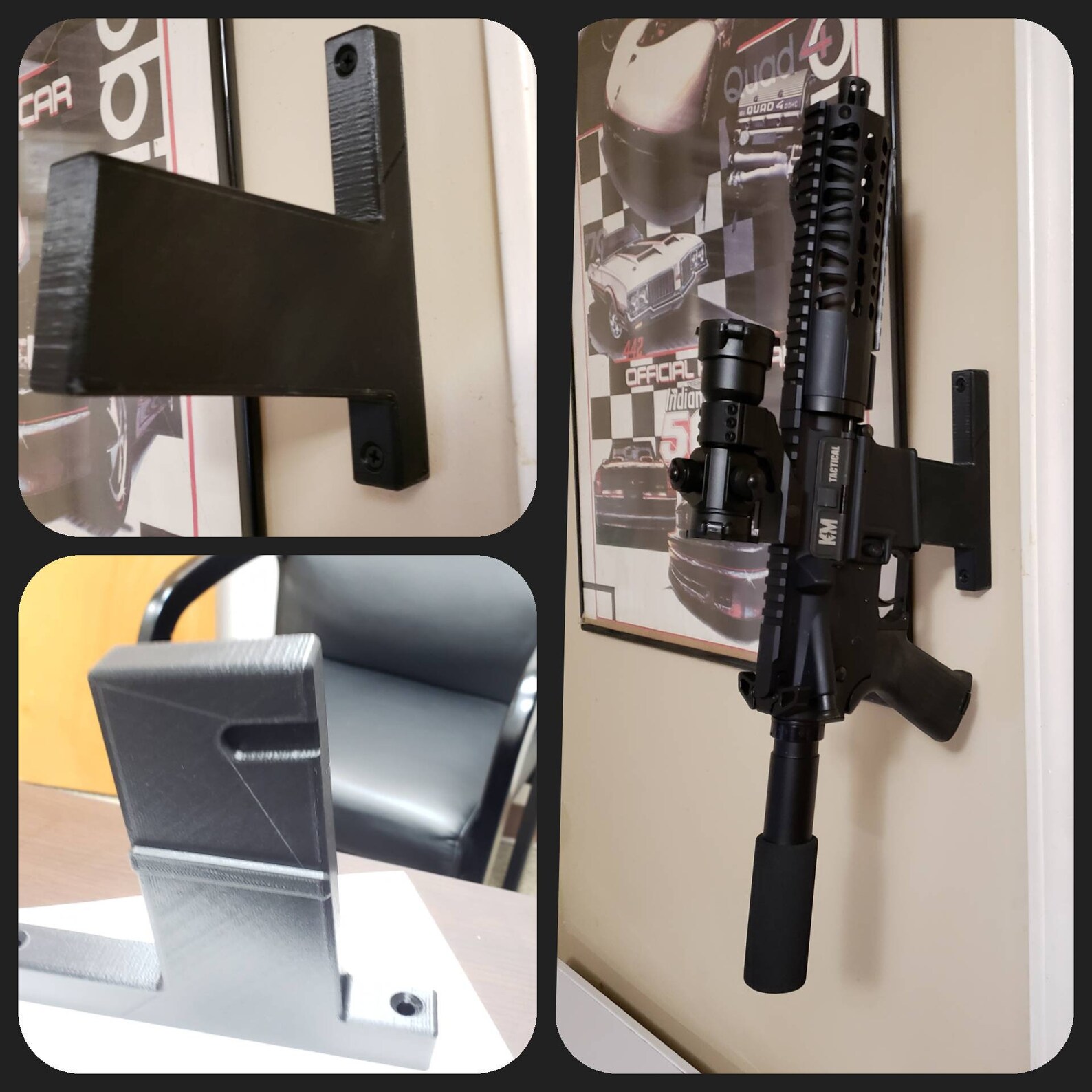 Sporting Rifle Vertical Wall Mount 3D Printed | Etsy