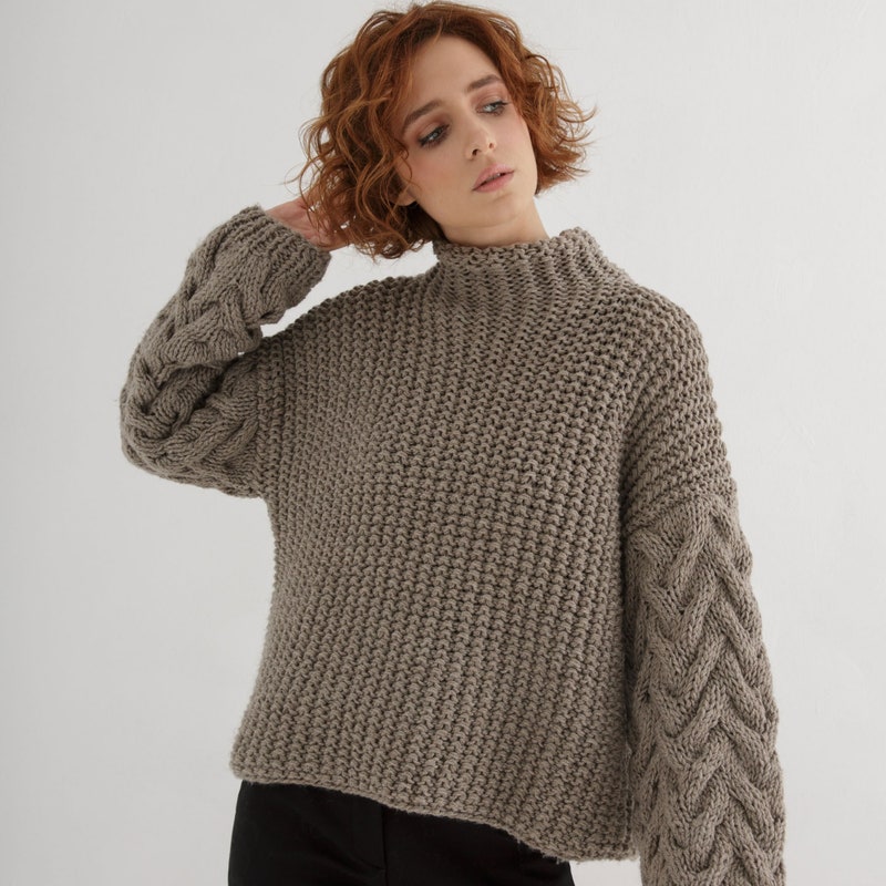 Chunky Knit Sweater - Etsy