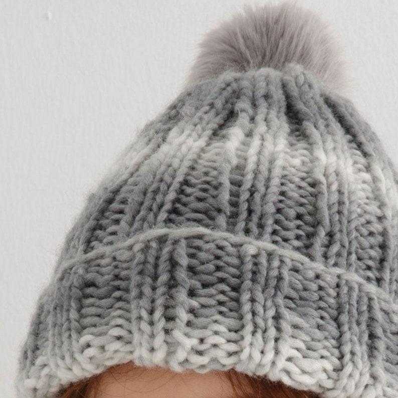Chunky Beanie Knitting Pattern Hat Knit Pattern Pdf - Etsy