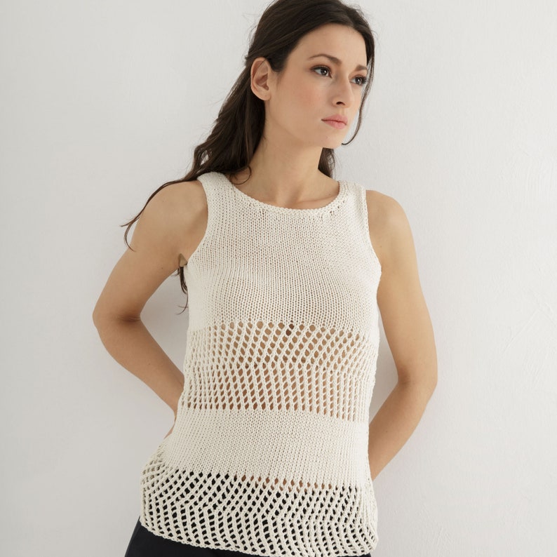 Top Knit Pattern Pdf Lace Top Pattern for Women - Etsy