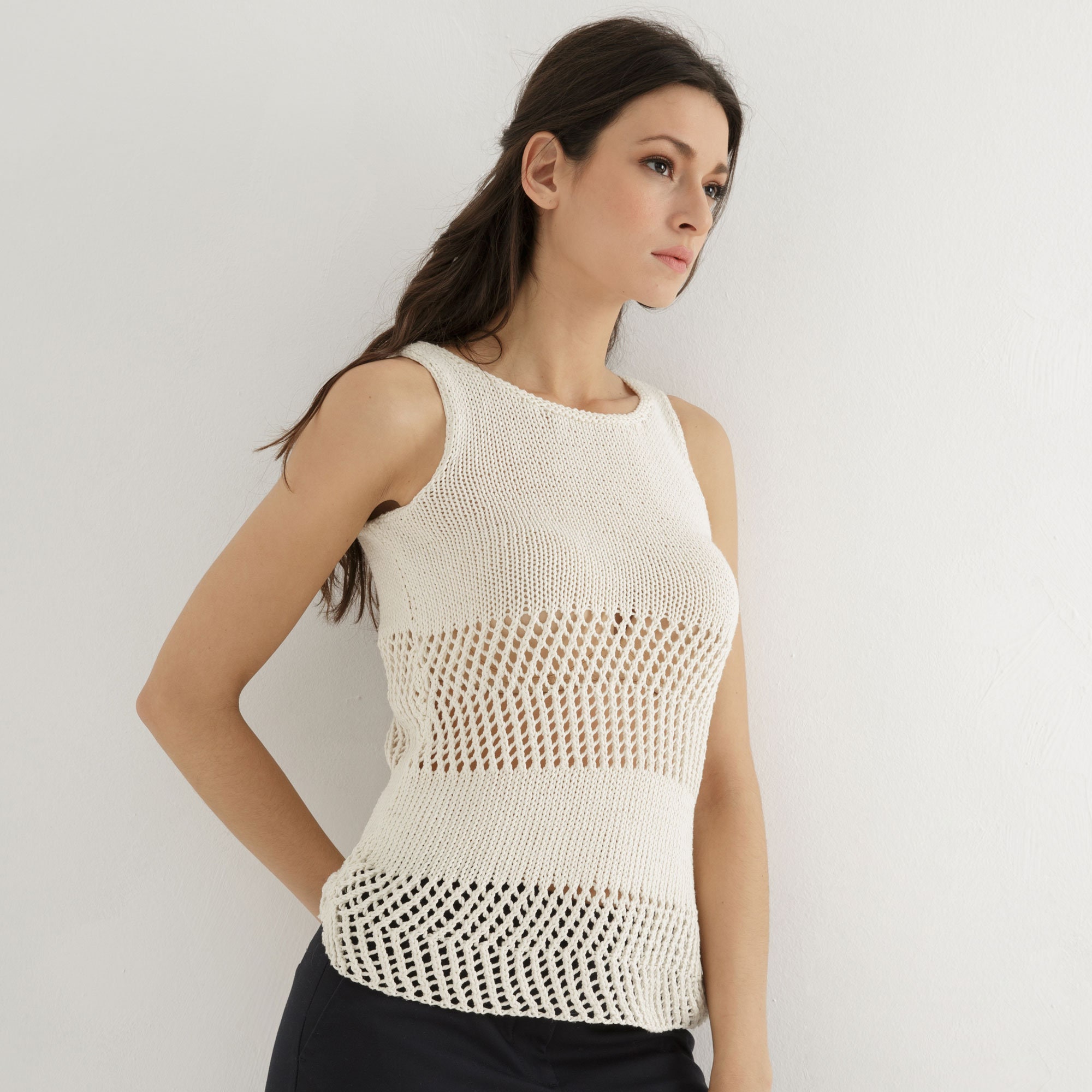 Top Knit Pattern Pdf Lace Top Pattern for Women - Etsy