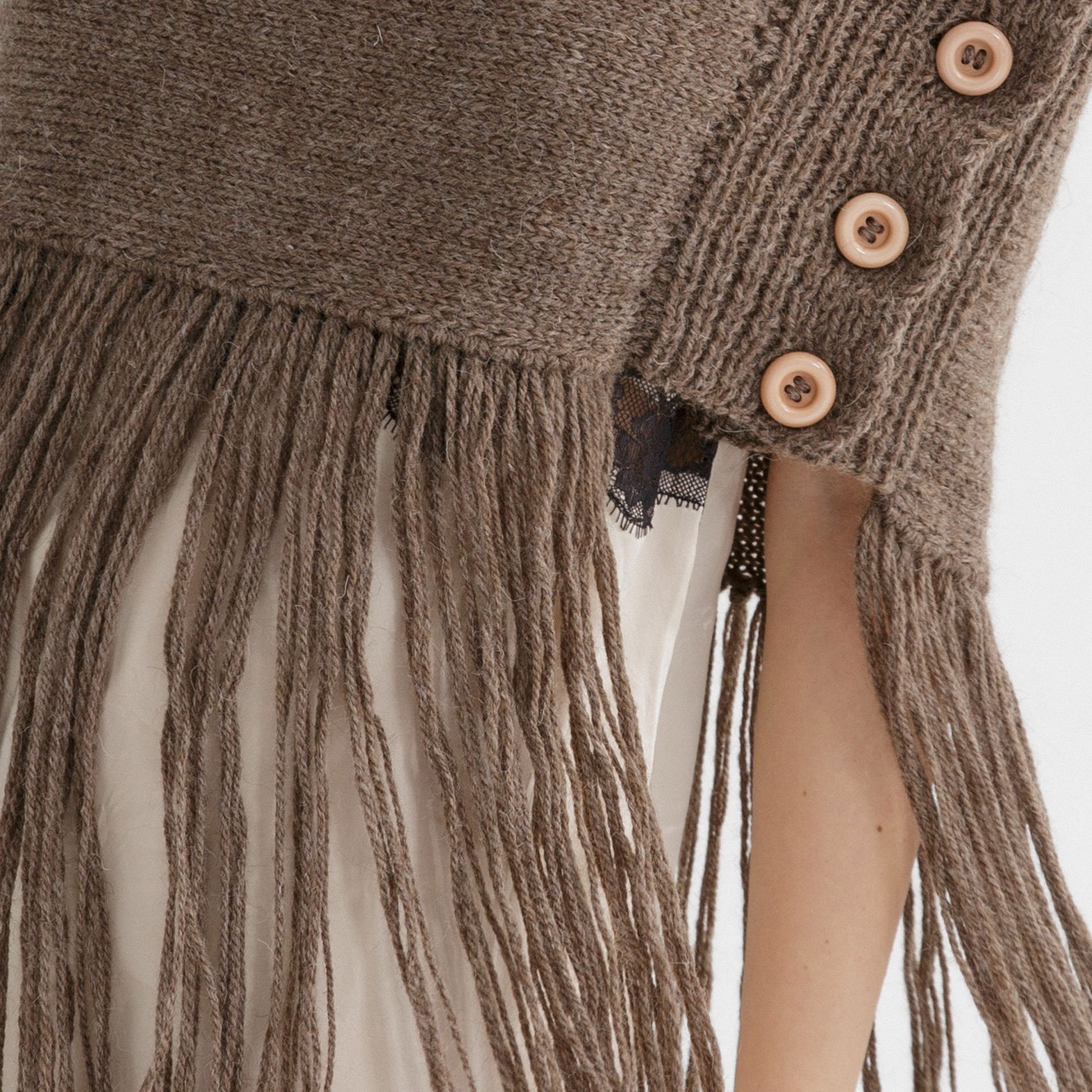 Knit Wrap Pattern Fringed Wrap Knitting Pattern Pdf - Etsy