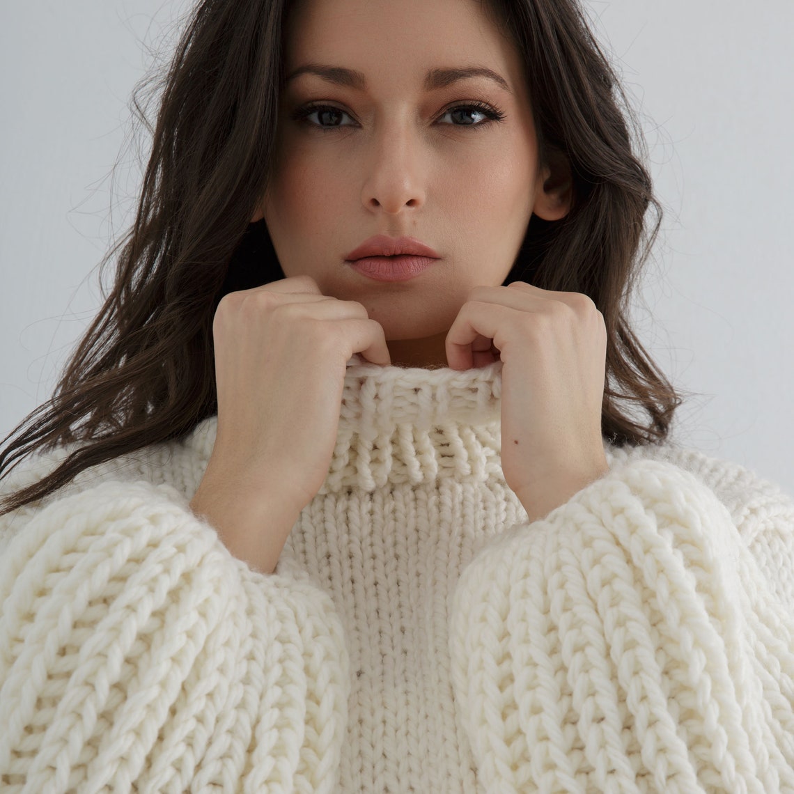 Sweater Knitting Pattern for Women Knit Pattern Pdf Digital - Etsy