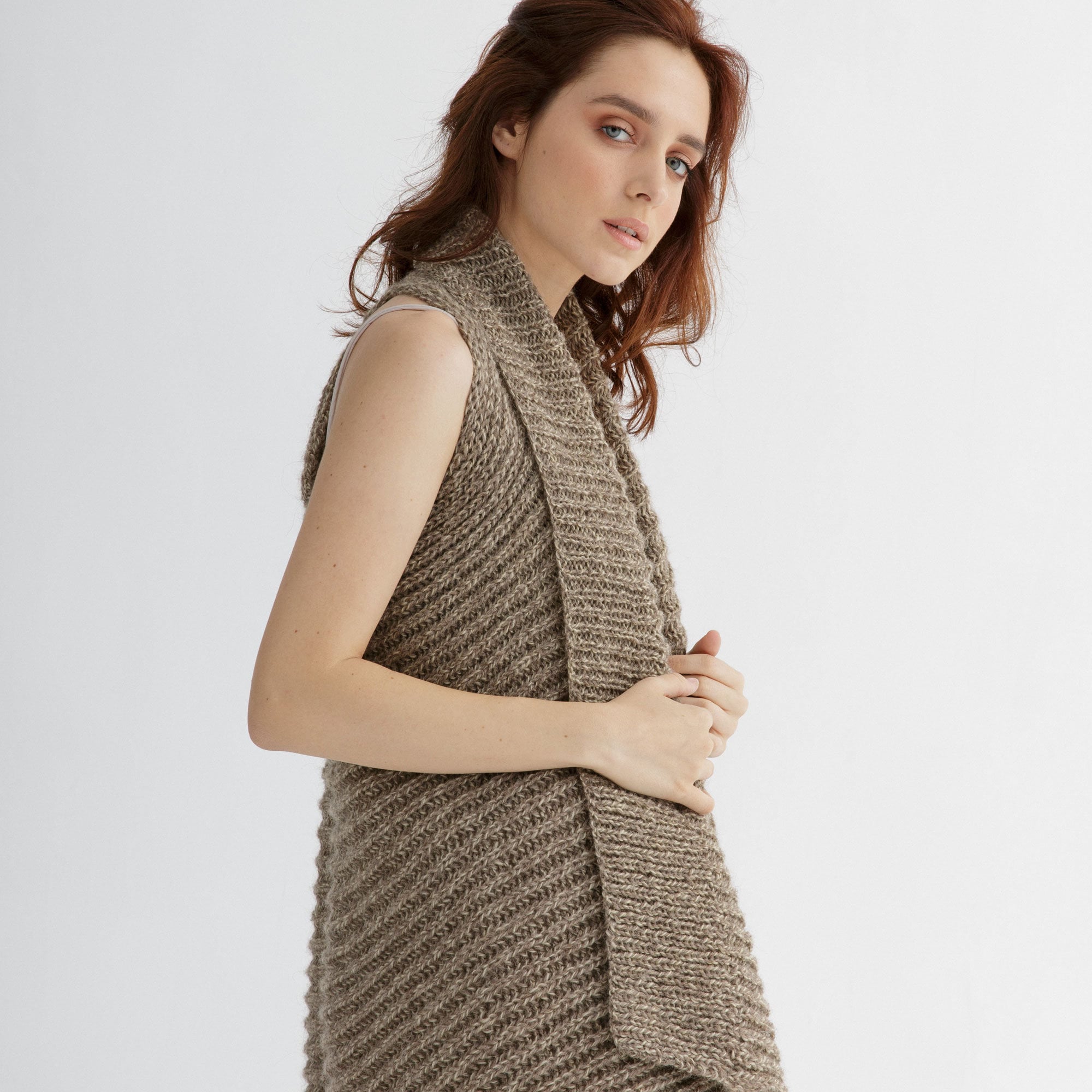 Sleeveless cardigan knitting pattern Long vest knit pattern | Etsy