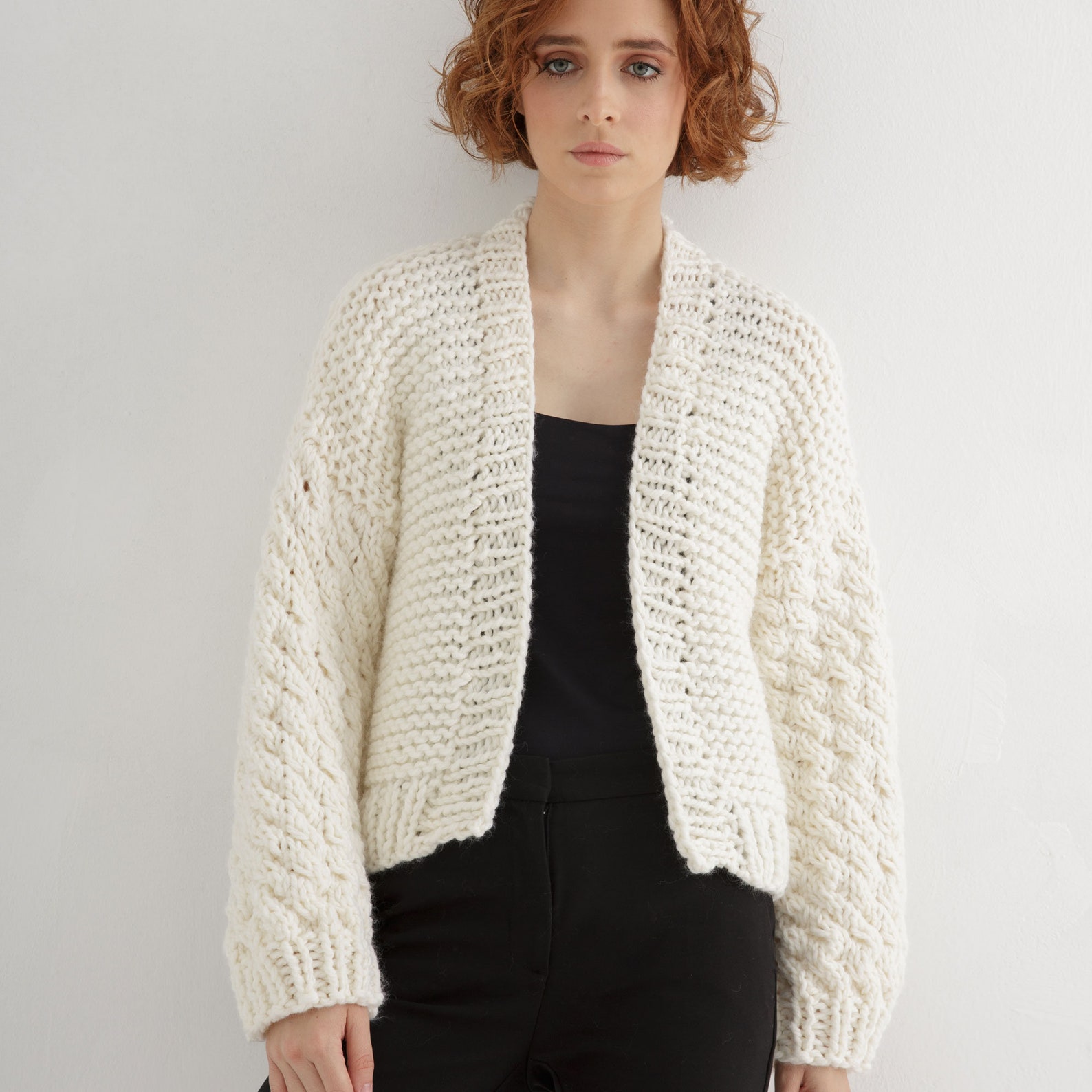 Chunky Cardigan Knitting Pattern for Women Unique Cardigan - Etsy