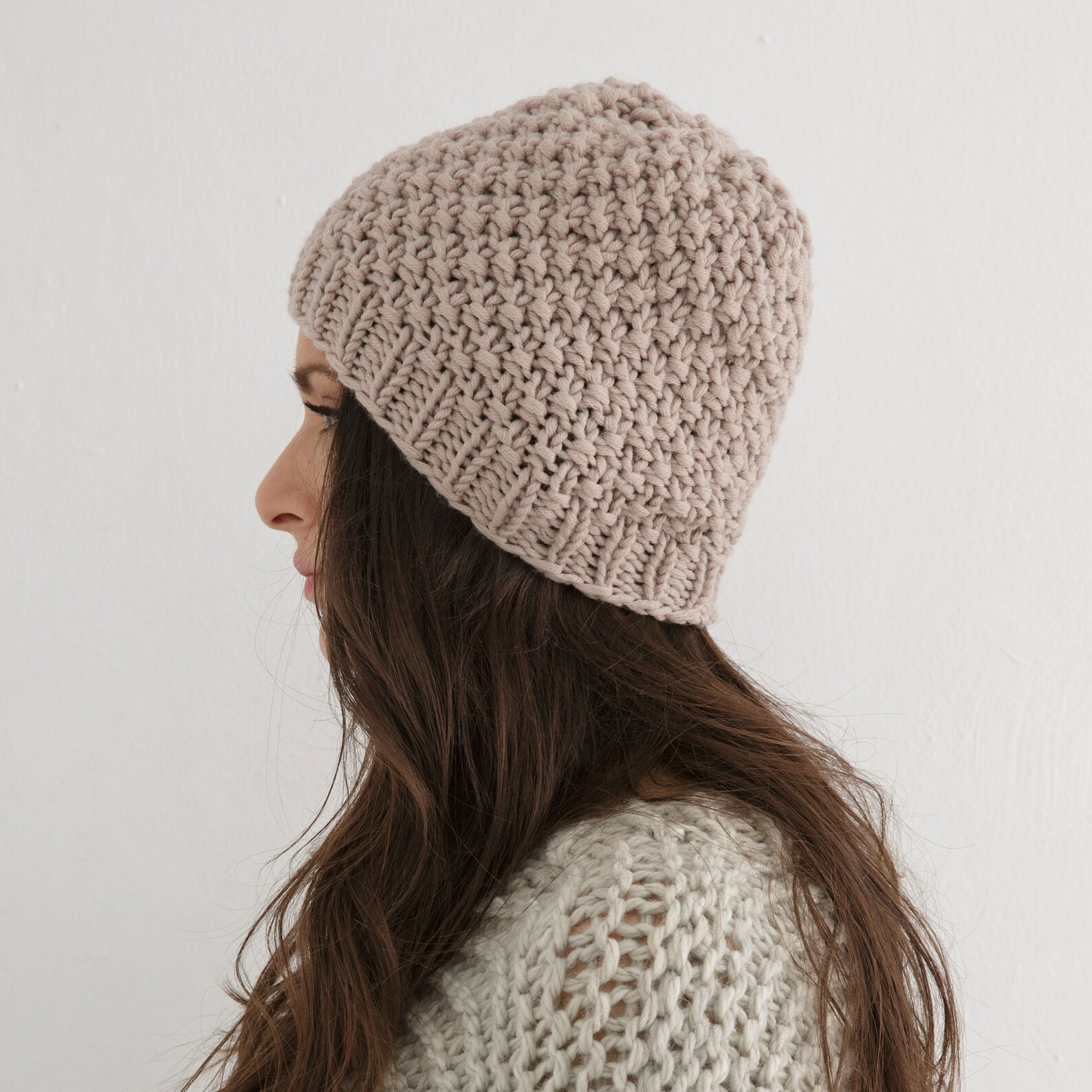 Beanie Knitting Pattern Pdf Hat Knit Design Tutorial - Etsy