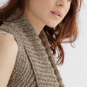 Sleeveless Cardigan Knitting Pattern | Long Vest Knit Pattern - Etsy