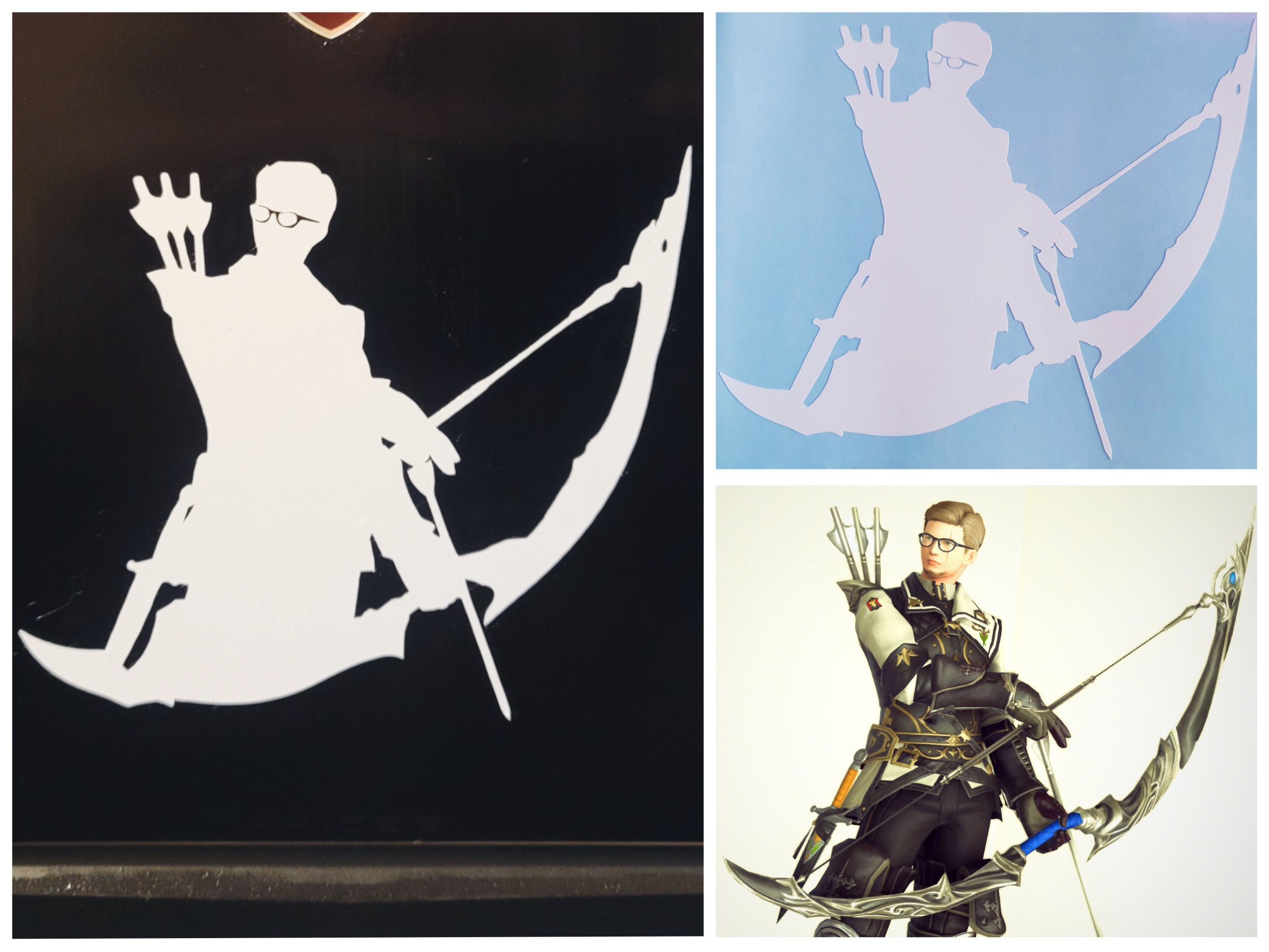 Custom FFXIV Decal /Origional Character Decal / Final Fantasy | Etsy