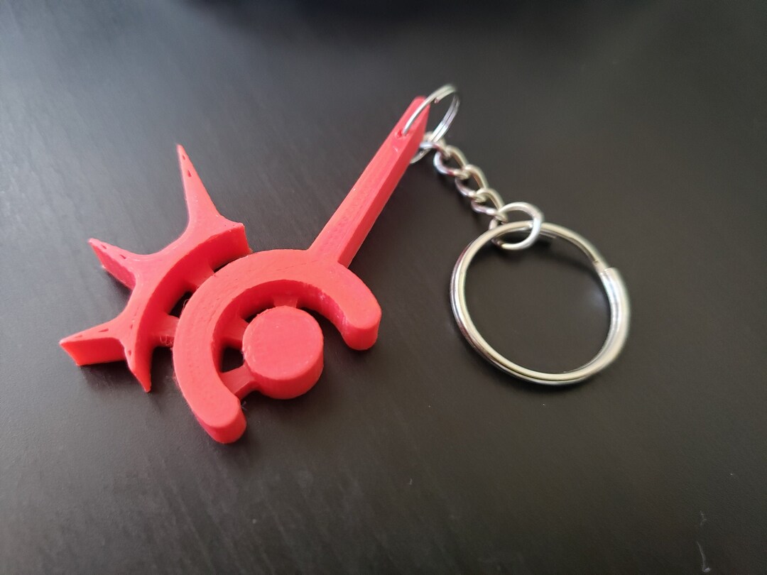 Red Mage FFXIV Job Symbol / RDM Keychain Final Fantasy XIV FF14 ...