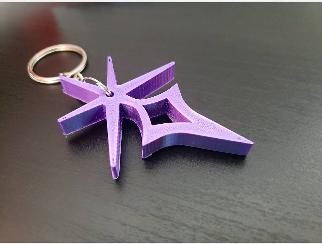 Dark Knight FFXIV Job Symbol / DRK Key Chain 3D Printed Final Fantasy ...