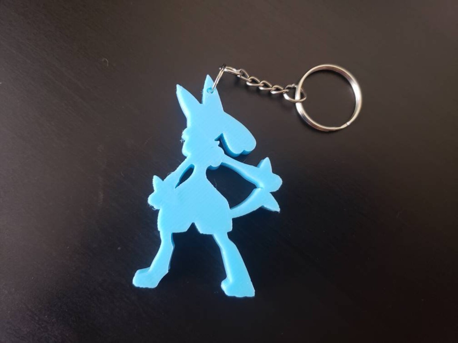 Lucario Keychain Pokemon Silhouette / Pokemon Keychain / | Etsy Ireland