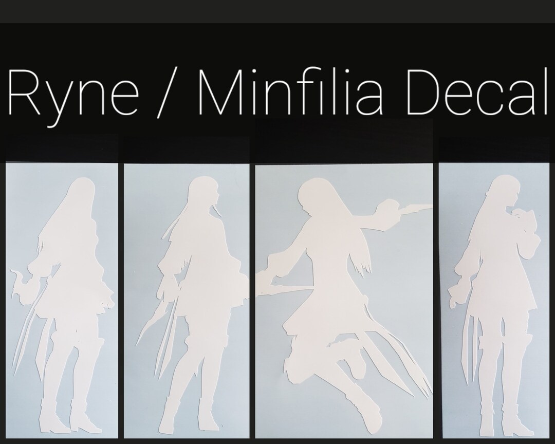 Ryne FFXIV Decal / Minfilia FFXIV Decal / Final Fantasy XIV Decal ...
