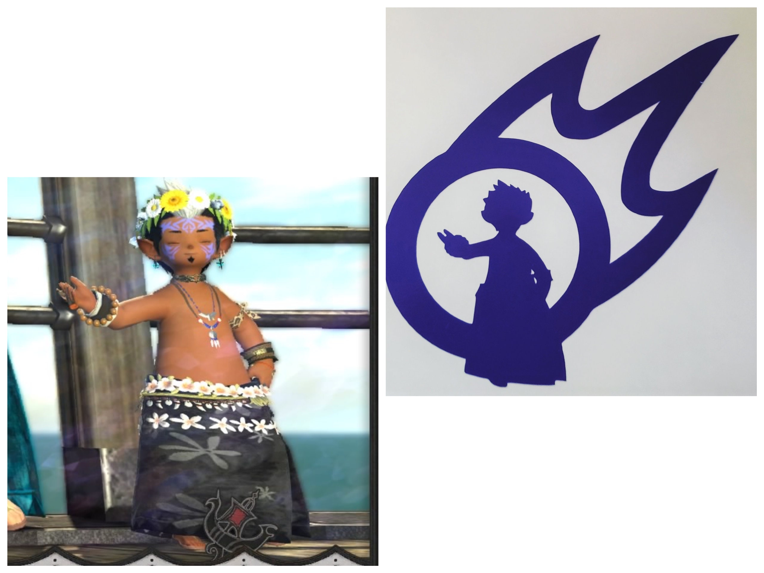 Custom FFXIV Decal /Origional Character Decal / Final Fantasy | Etsy