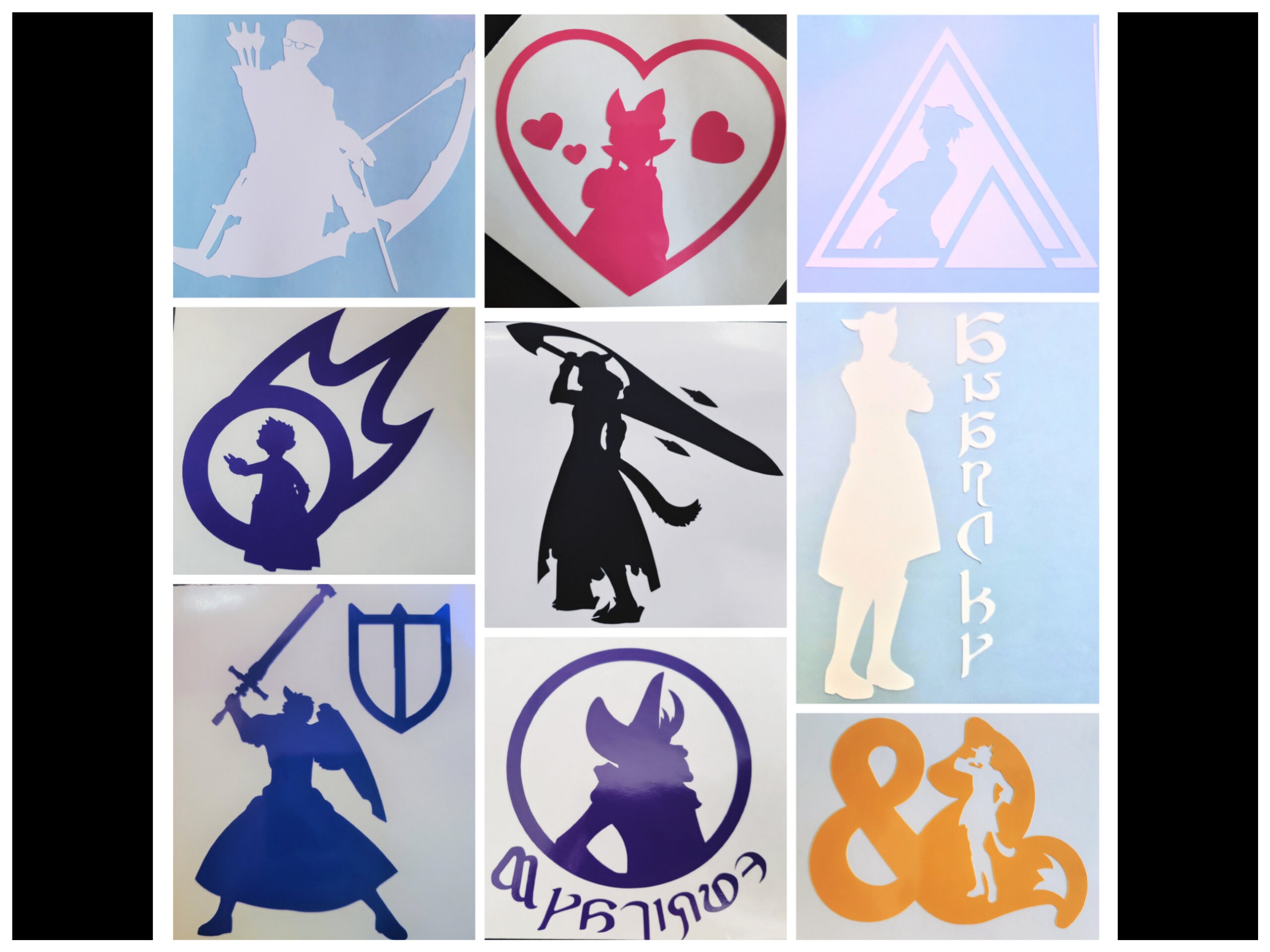 Custom FFXIV Decal /Origional Character Decal / Final Fantasy | Etsy