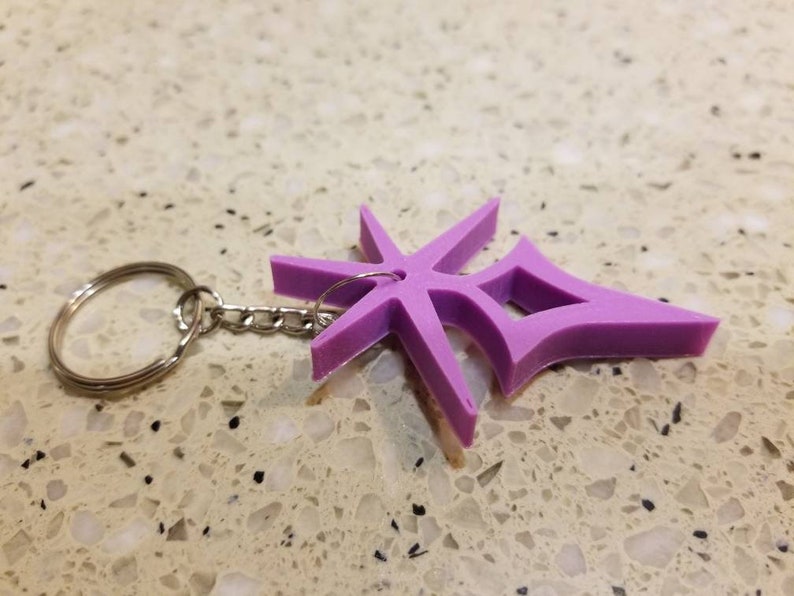 Dark Knight FFXIV Job Symbol / DRK Key Chain 3D Printed Final | Etsy
