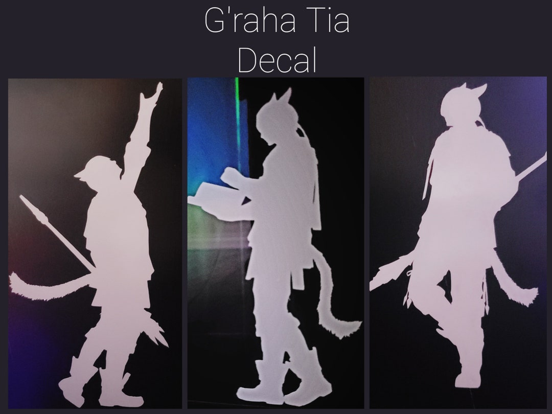 G'raha Tia FFXIV Decal / G'raha Tia Decal / Final Fantasy XIV Decal ...