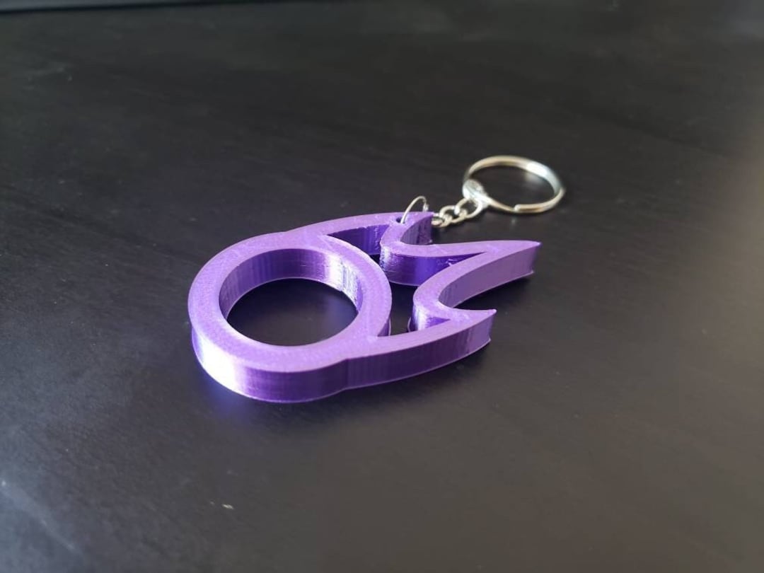 Black Mage FFXIV Job Symbol / BLM Key Chain 3D Printed Final Fantasy ...