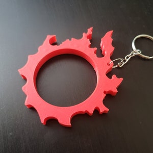 Meteor FFXIV Keychain / FF14 Meteor Symbol Key Chain 3D | Etsy