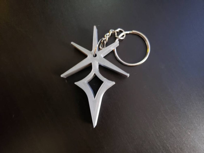 Dark Knight FFXIV Job Symbol / DRK Key Chain 3D Printed Final | Etsy