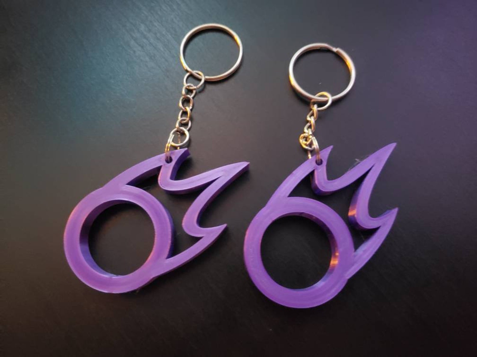 Black Mage FFXIV Job Symbol / BLM Key Chain 3D Printed Final - Etsy