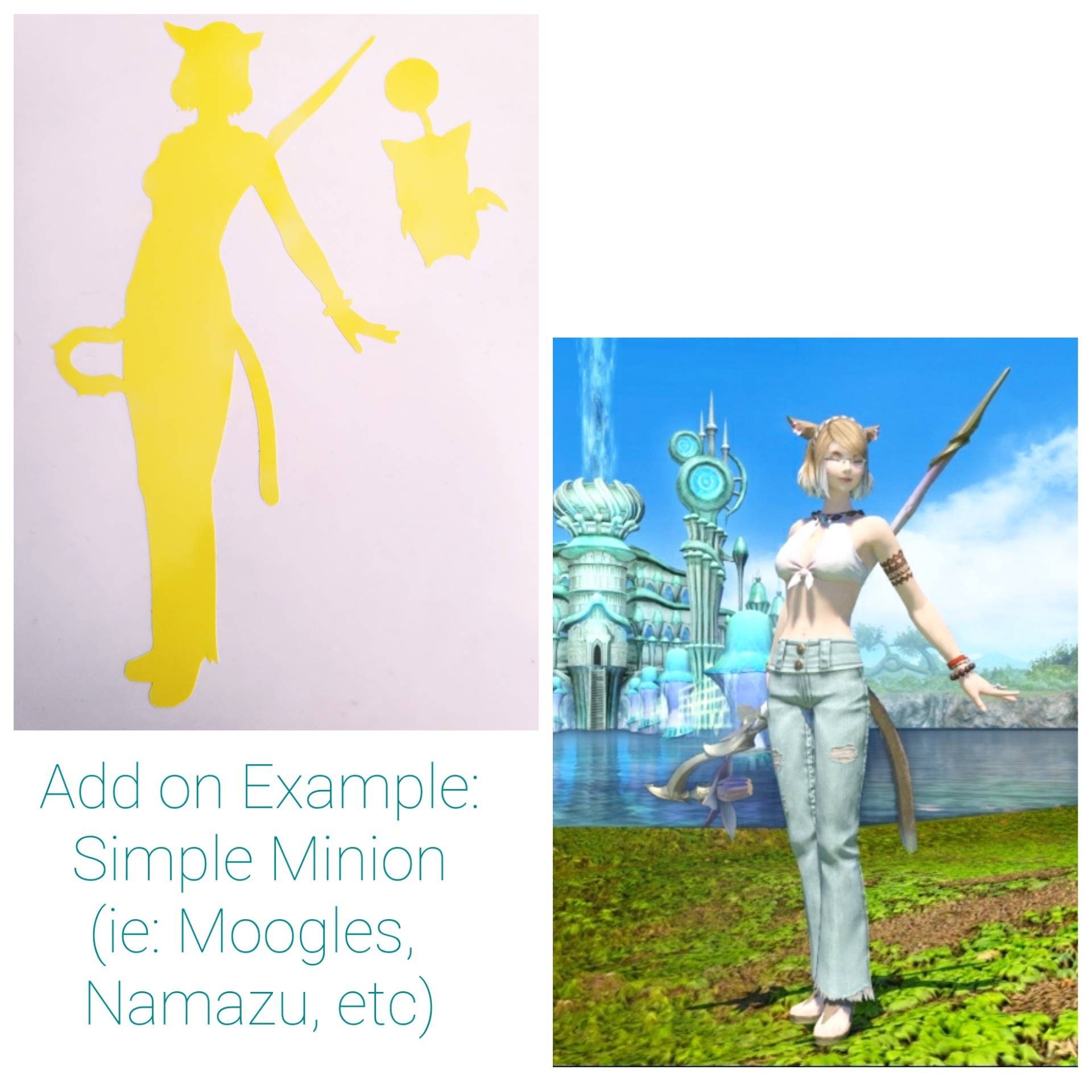 Custom FFXIV Decal /Origional Character Decal / Final Fantasy | Etsy